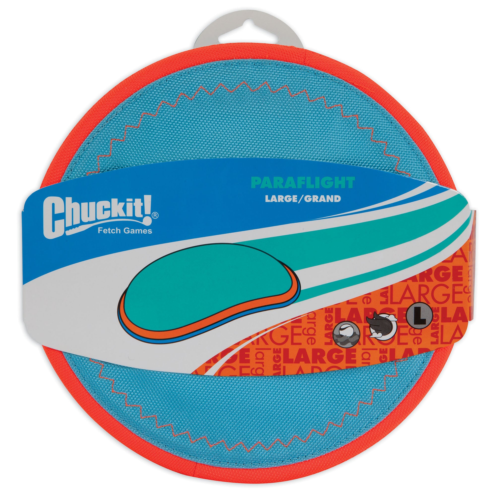 Chuckit! Paraflight Flying Disc Dog Toy Large | Fetch &VerticalLine ...