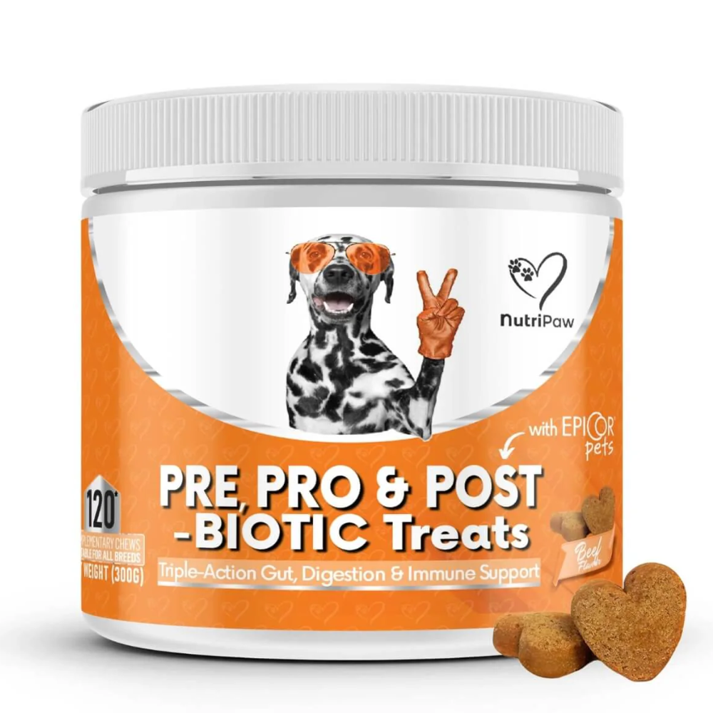 Nutripaw Pre, Pro and Post Biotic Treats for Gut, Immunity and Digesti ...