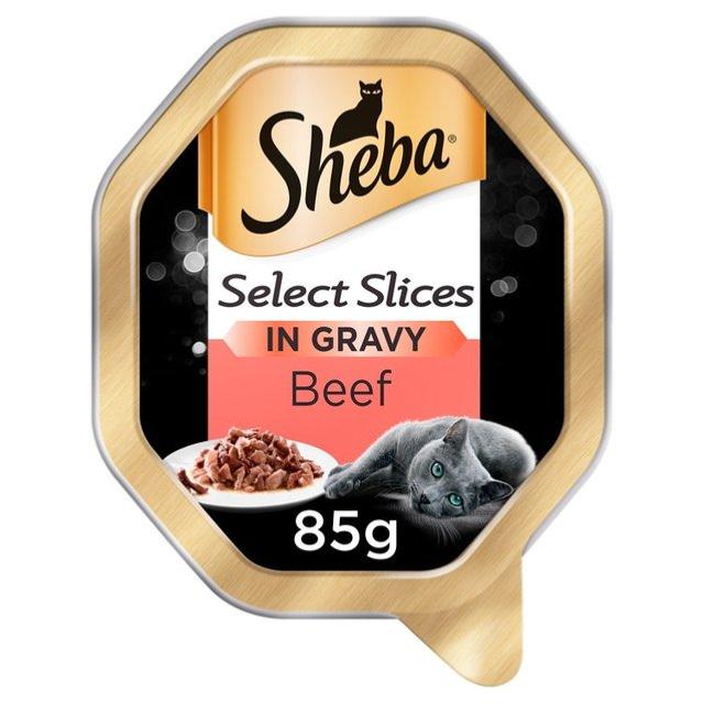 Sheba Beef in Gravy Cat Food Tray 85g &VerticalLine; Petworld