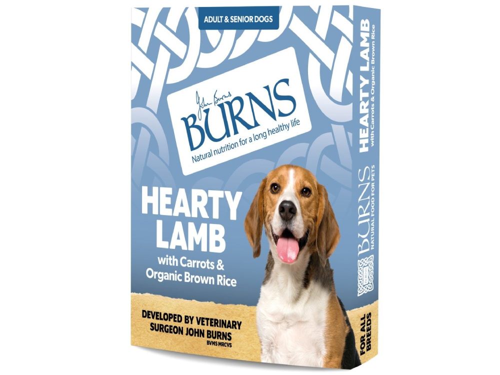Burns Hearty Lamb with Carrots & Organic Brown Rice 400g – Natural Dog ...